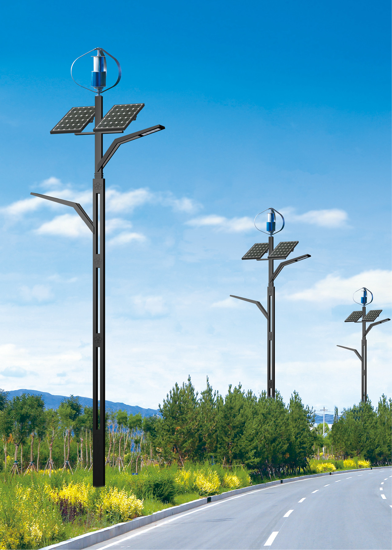 Road Smart Solar Street Light 300w 40w 50 Watt 60 Watt 80w led solar ...